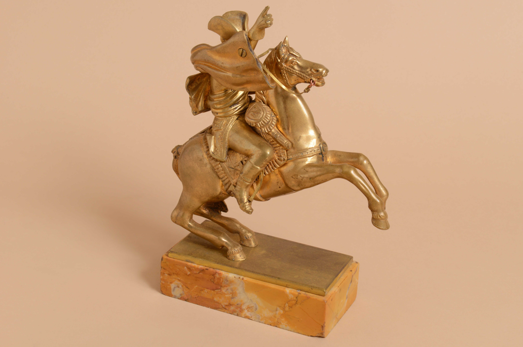 Bronze doré Napoléon sur son cheval